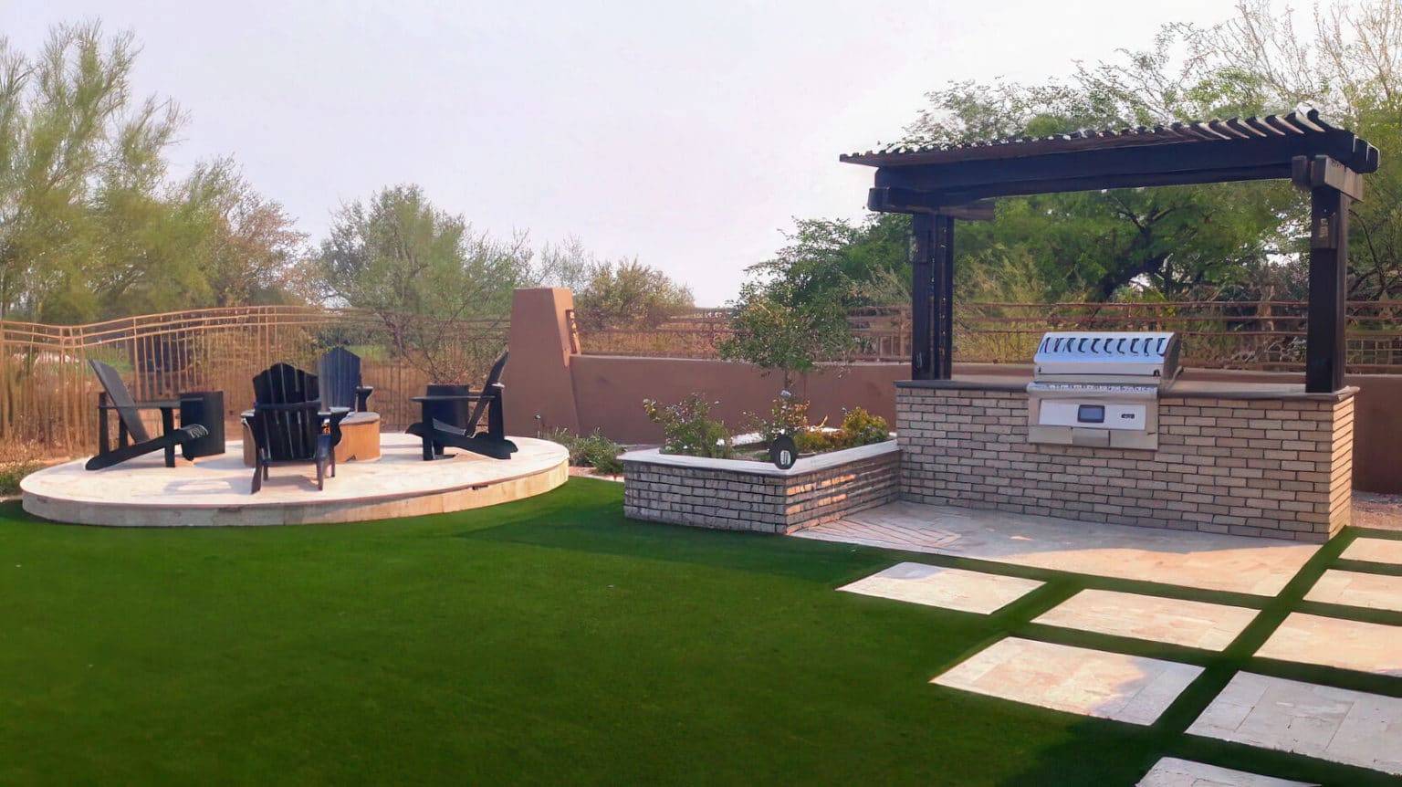San Tan Valley Artificial Grass Installation - Amberstone Hardscaping ...